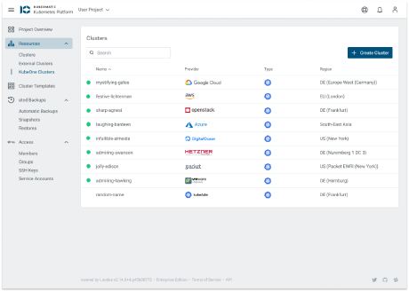 Multi Cloud Kubernetes Management Platform | Kubermatic